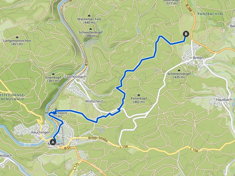Auf dem Saar-Hunsrück-Steig von Mettlach nach Britten – Wandern im ...